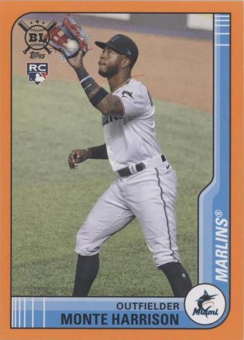 2021 Topps Big League - Veterans & Rookies Monte Harrison #74 Orange ...