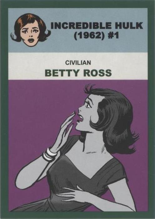 Betty Ross - 2024 Fleer Throwbacks '59-'63 Marvel Edition #33 Green /61 ...