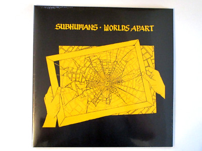 SUBHUMANS WORLDS APART LP 2023 REPRESS VINYL GATE FOLD COVER PUNK | eBay
