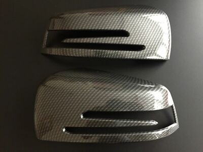 CARBON EFFECT WING MIRROR COVERS FITS MERCEDES BENZ A CLASS W176 A180 ...