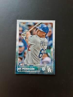 2015 Topps Series 1 Joc Pederson #192 Batting Rookie RC Los Angeles ...