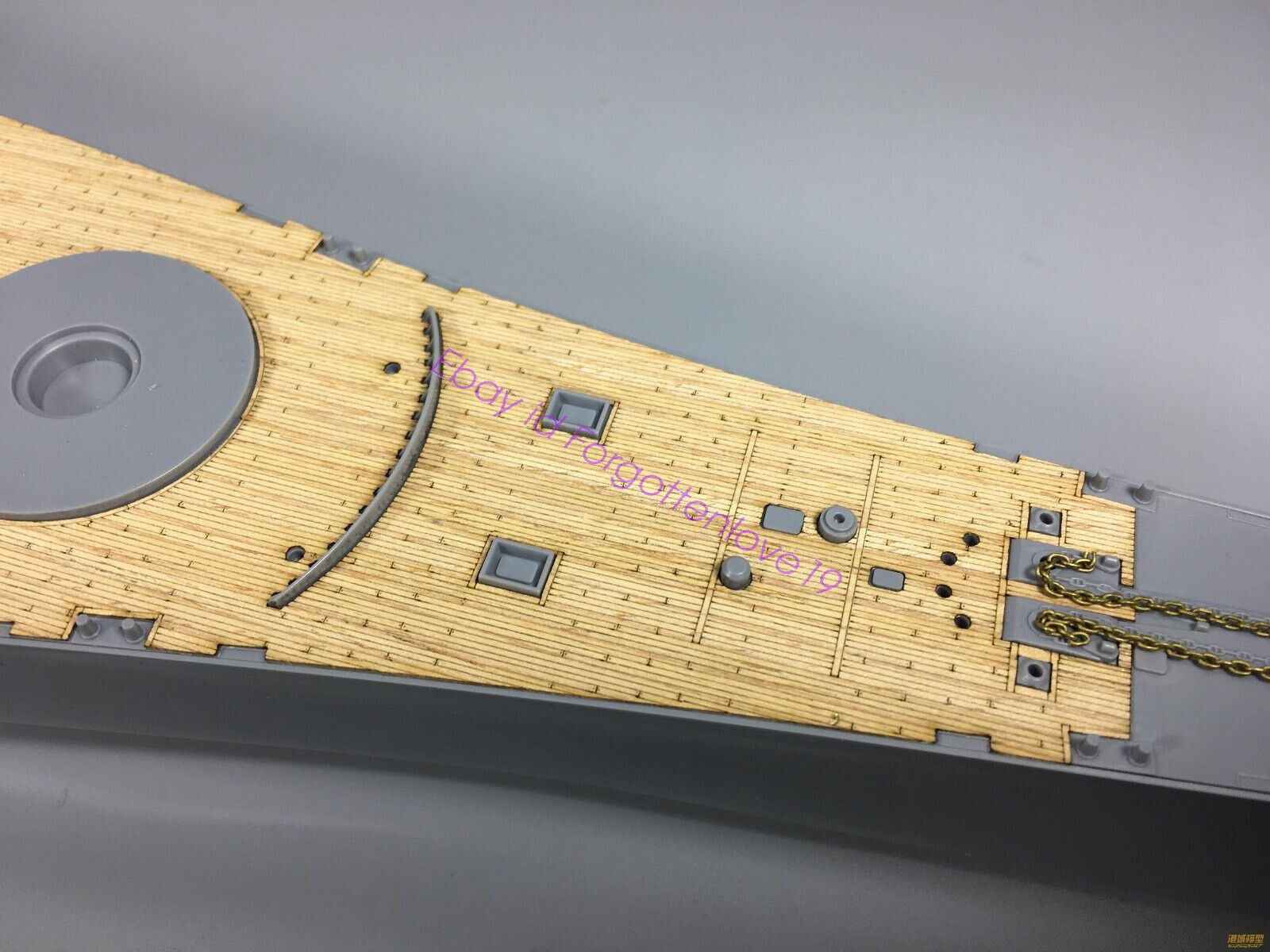 Wooden Deck for Tamiya 78029 1/350 Scale USS Missouri BB-63 Circa 1991 ...