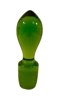 Replacement BLENKO 3” GLASS STOPPER ~ Green ~ STOPPER ONLY ~ NO ...