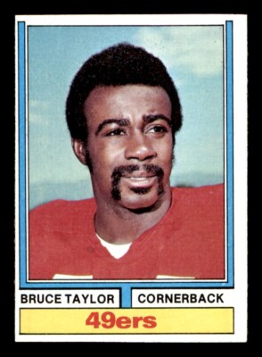 1974 Topps Football #241 Bruce Taylor EX/MT *d7 | eBay