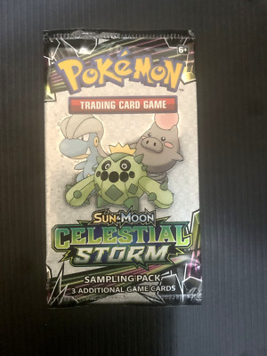 Pokemon TCG Booster Pack - Sun & Moon Celestial Storm Sampling Pack | eBay