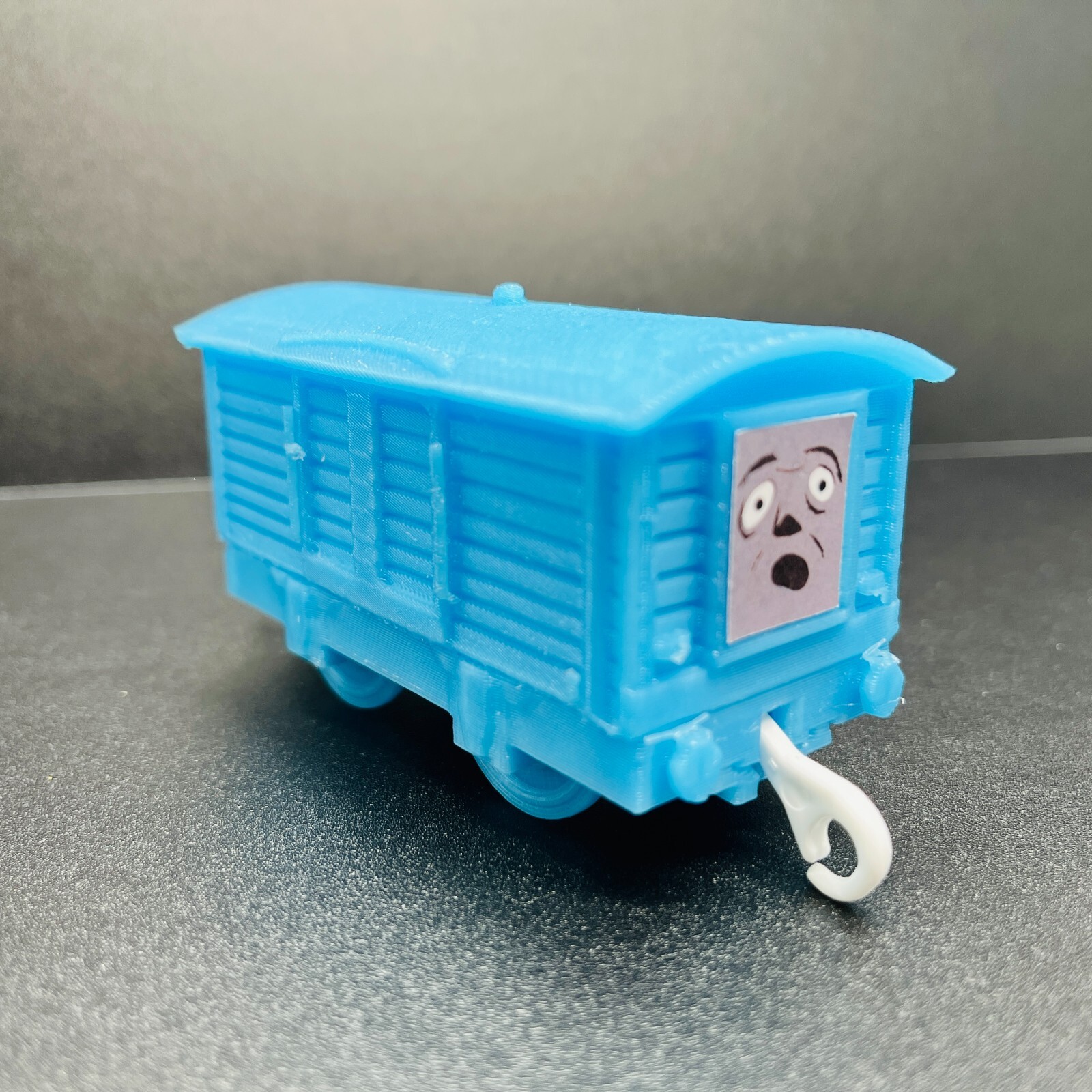 Thomas & Friends Trackmaster CUSTOM Blue Glow In Dark Box Car Train ...