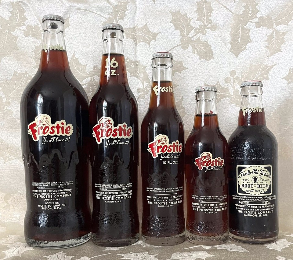 VINTAGE FROSTIE ROOT BEER BOTTLE SET | eBay