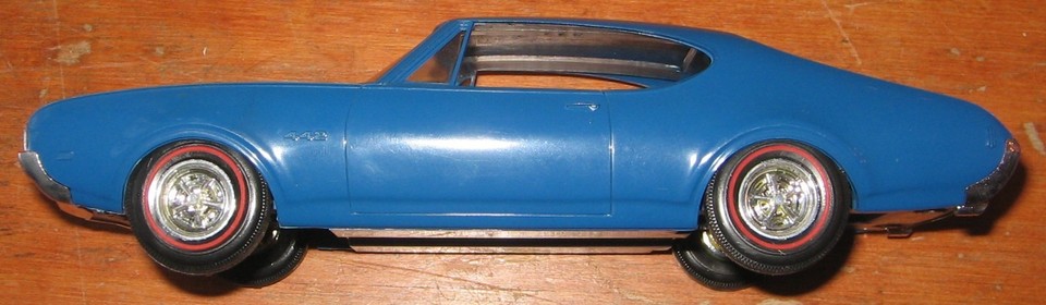 Johan 1968 Oldsmobile 442 1:25 Scale Promo Car Blue Jo-Han Olds No Box ...
