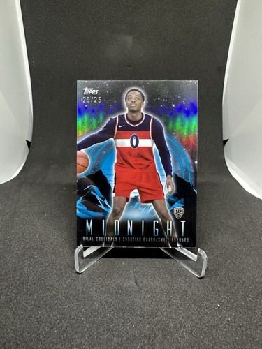 Topps Midnight Basketball 2024 Bilal Coulibaly Wizards Blue Midnight ...