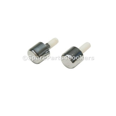 RANGEMASTER Genuine Set of Chrome Digital Clock / Timer Knobs A030043 ...