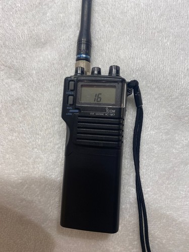 ICOM IC-M7 Handheld VHF Marine Radio Never Used **New Battery** | eBay