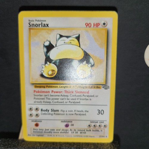 SNORLAX 27 HP RARE JUNGLE 64 UNLIMITED | eBay.de