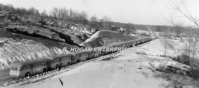 C. 1951 Nashville Southern Coach Lines Buses Snow Storm Camden TN 5X7 ...