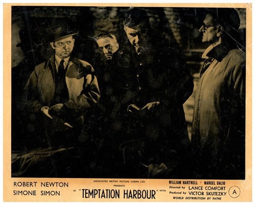 Temptation Harbor Original Lobby Card Robert Newton Marcel Dalio 1947 | eBay