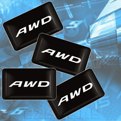 AWD Stickers All Wheel Drive 3D Dome Emblem Badge 4x4 SUV Logo For XC90 ...