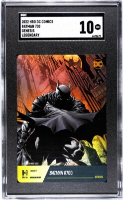 Low Mint HRO Batman- Holo - Genesis-SGC Graded 10-Mint#373-Physical ...