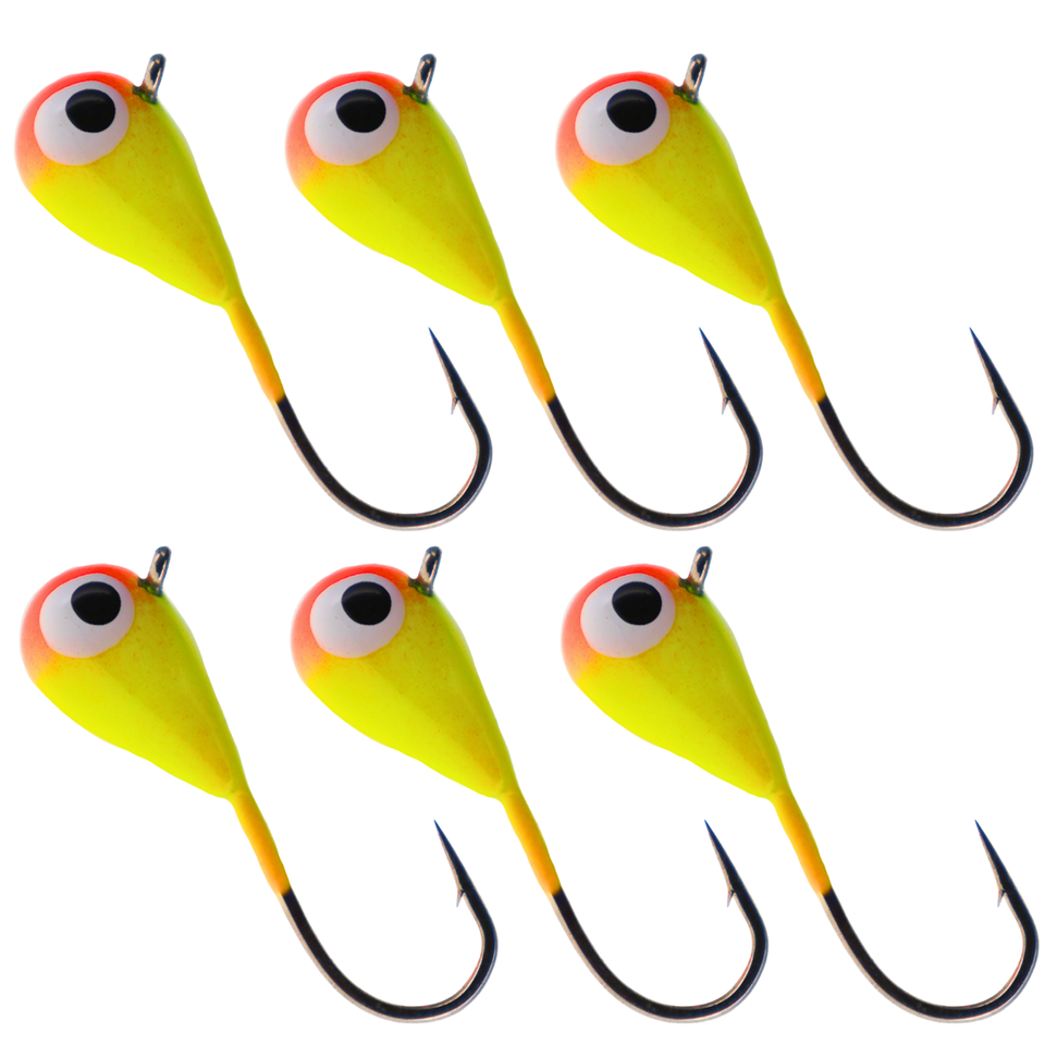 Reaction Tackle TUNGSTEN ICE FISHING Jigs- panfish/crappie/bluegill | eBay