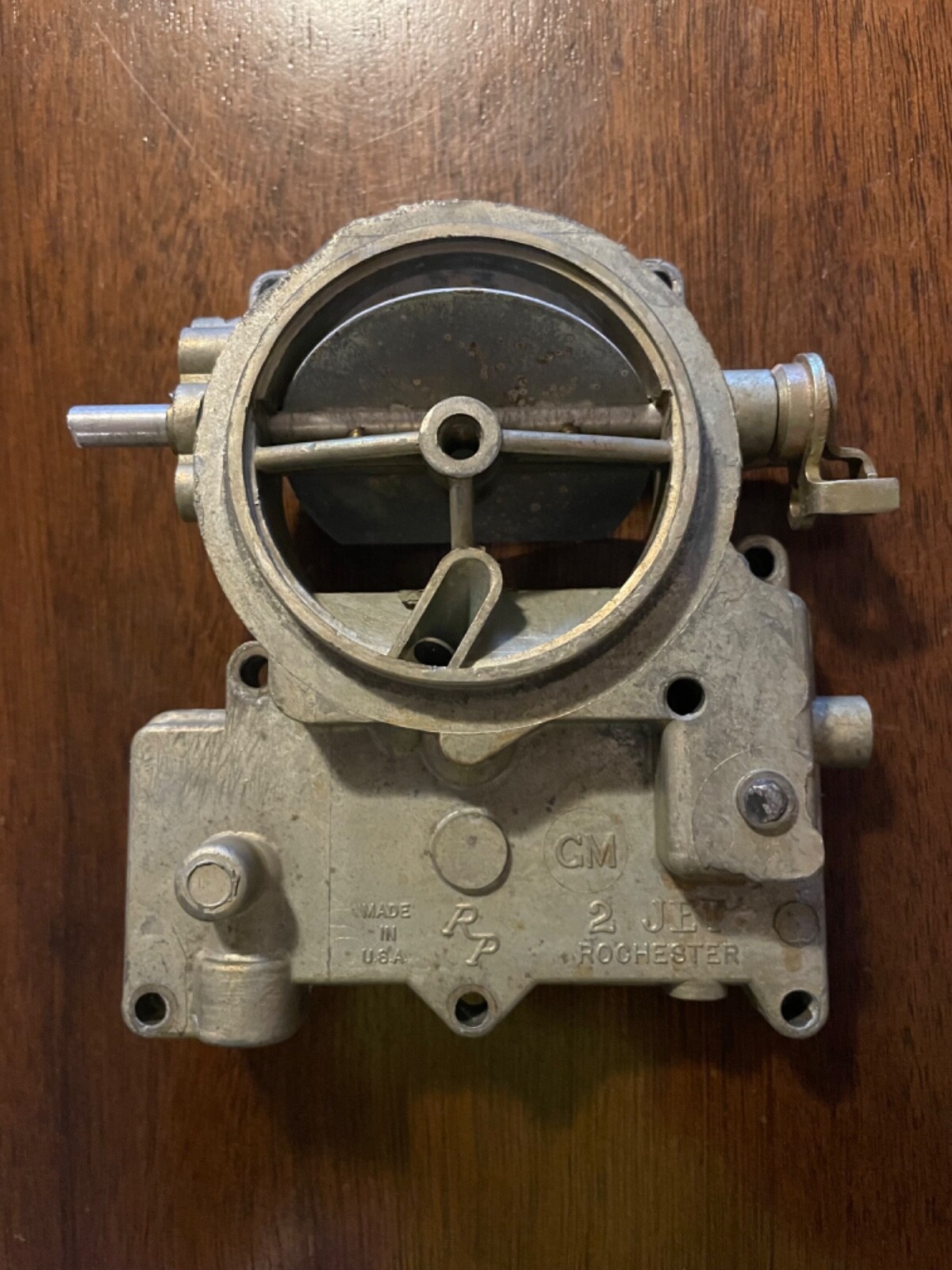 ROCHESTER 2G AIRHORN 2 JET BARREL TRI POWER 3X2 CARB PONTIAC 348 OLDS ...