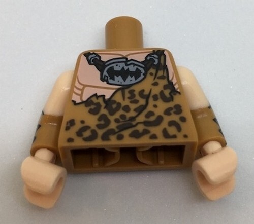 LEGO 973pb2563c01 BATMAN Torso Batman Muscles Outline with Animal Print ...