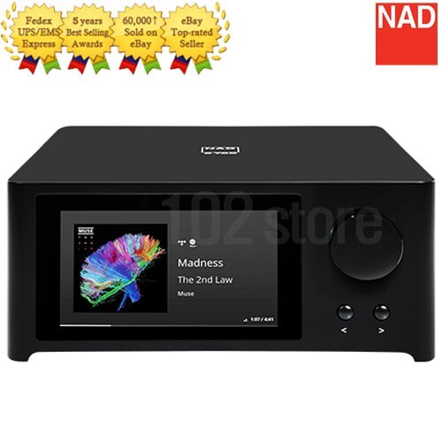 NAD C700 V2 All-in-One Network Amplifier Airplay2 & BluOS Streaming ...