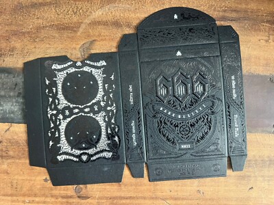 Rare 666 Dark Reserve Silver Foil Unfolded Tuck Box Riffle Shuffle 🔝4️⃣ ...