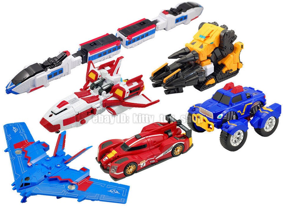 6 in1 Tobot V Galaxy Detectives Master V Ultimate Figure Combiner Robot ...