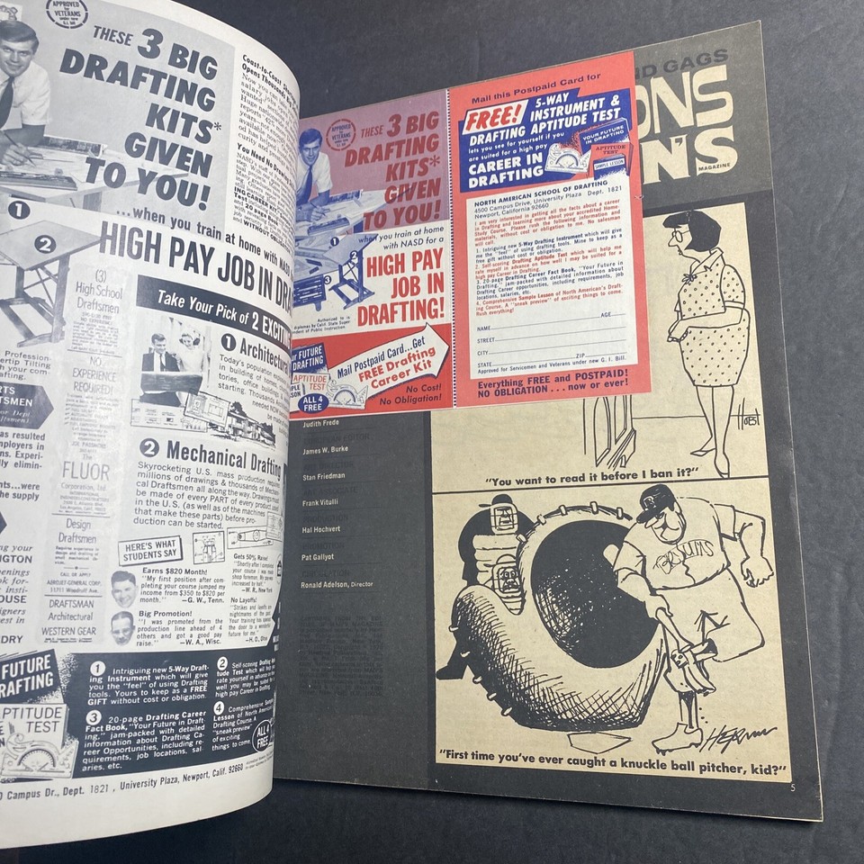 1001 Cartoons And Gags Risqué Humor and Cartoon Magazine - Vol. 6 No. 1 ...