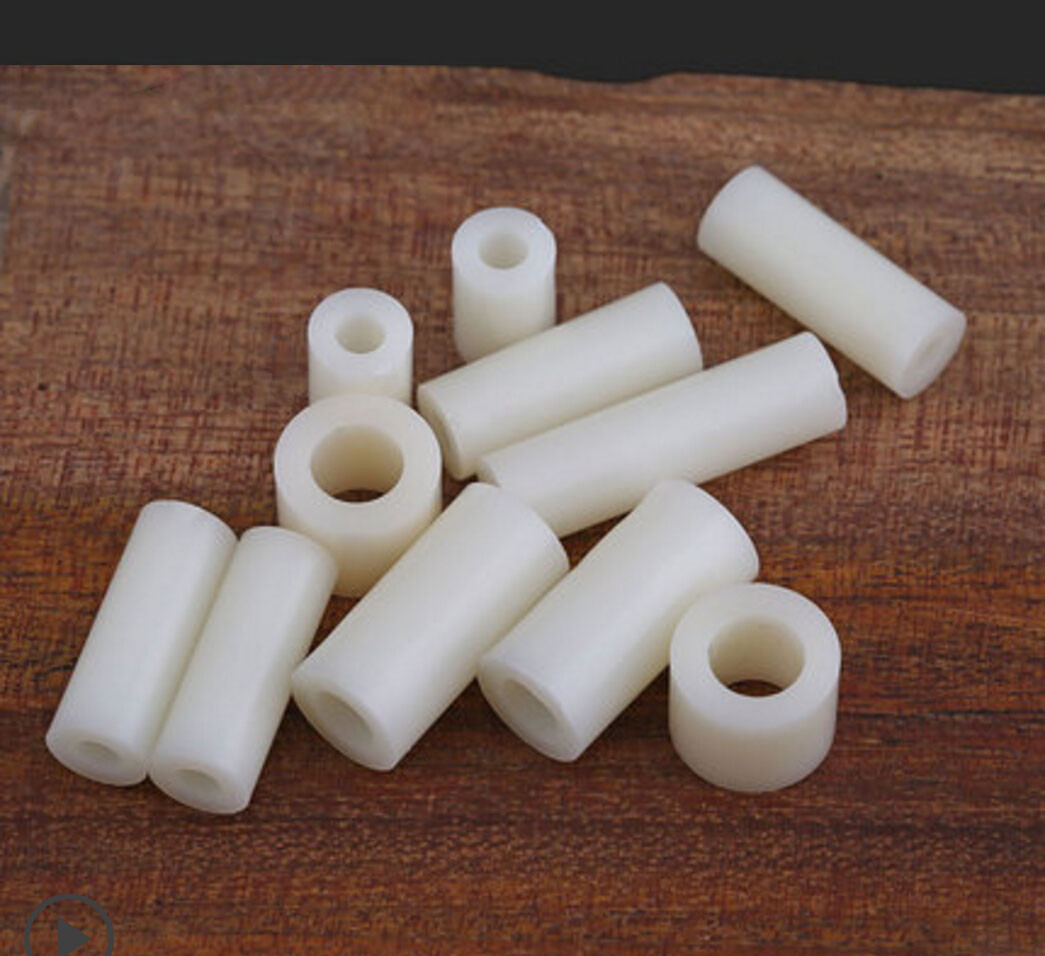 M3 4 White nylon spacers ABS standoff washer Round PCB Board non ...
