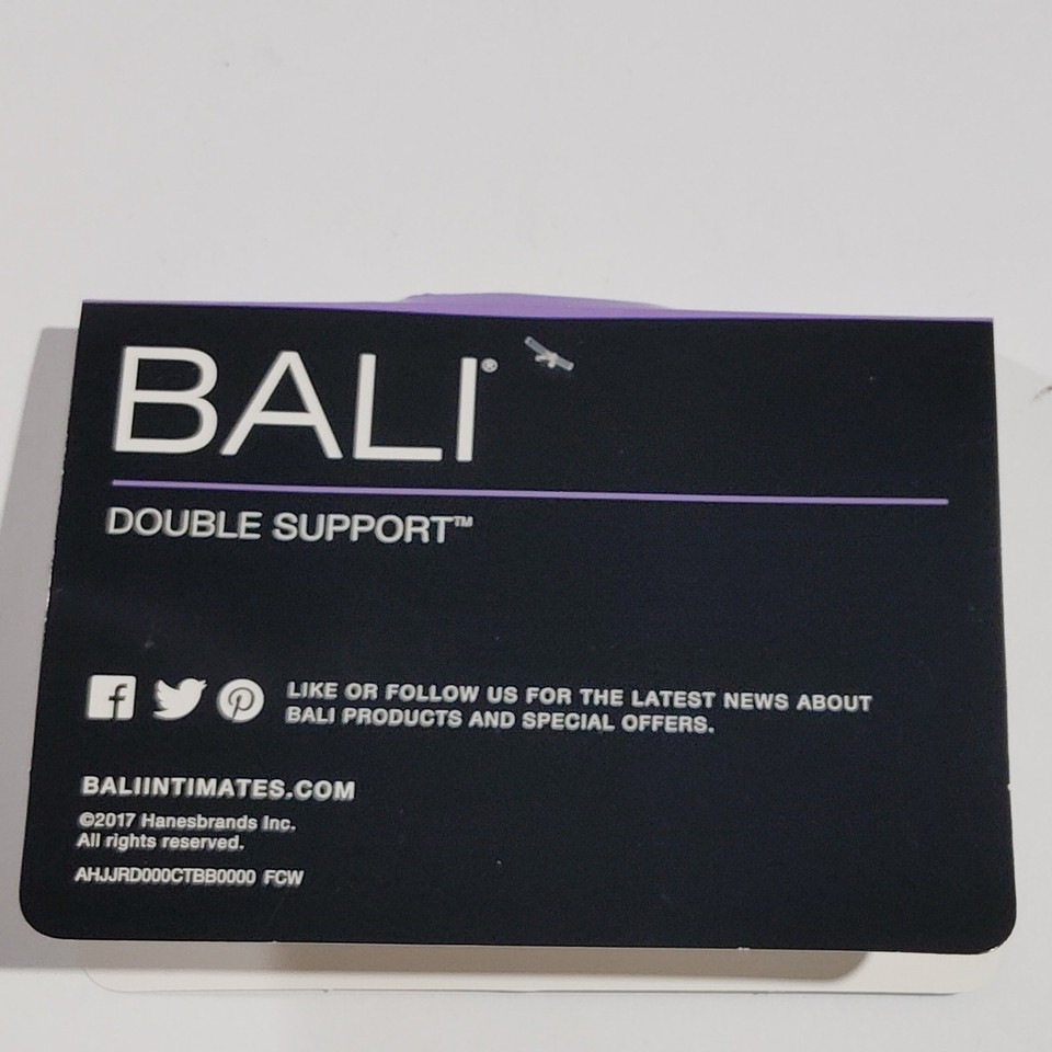 Bali Double Support Brief Panty Set – 3 Pack – Size L/7 - Multi-Colors ...
