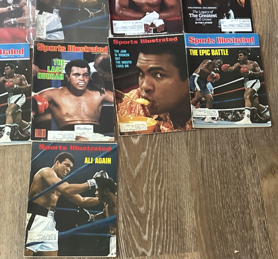 Muhammad Ali Cassius Clay Boxing Sports Illustrated Lot Of 16 | eBay