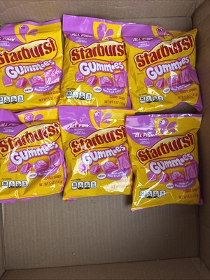 6x Bags Starburst All Pink Strawberry Flavored Gummies | 5oz Per, BB 10 ...