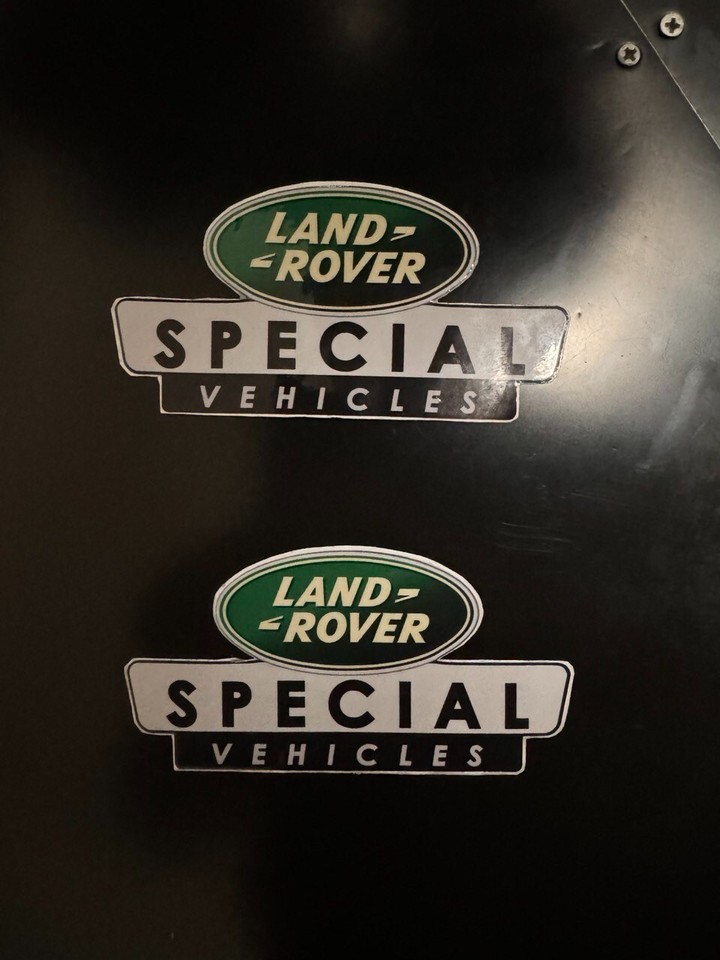 LAND ROVER & RANGE ROVER STICKERS, LAND ROVER SPECIAL VEHICLES | eBay
