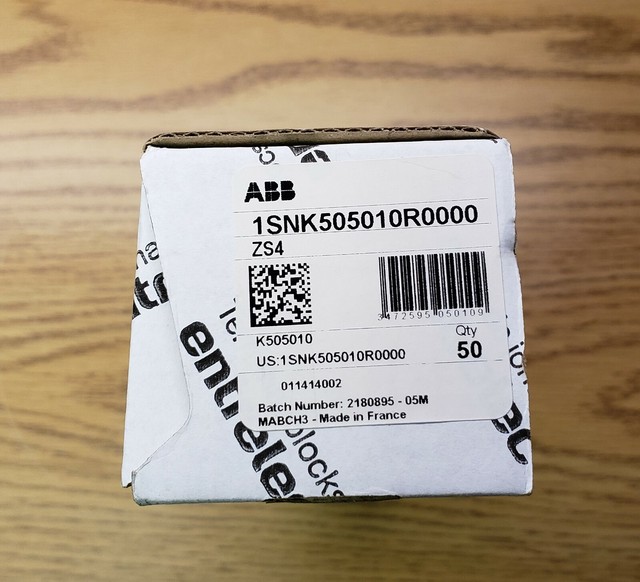 ABB Entrelec 1SNK505010R0000 Feed Through Terminal Block Type Zs4 for ...