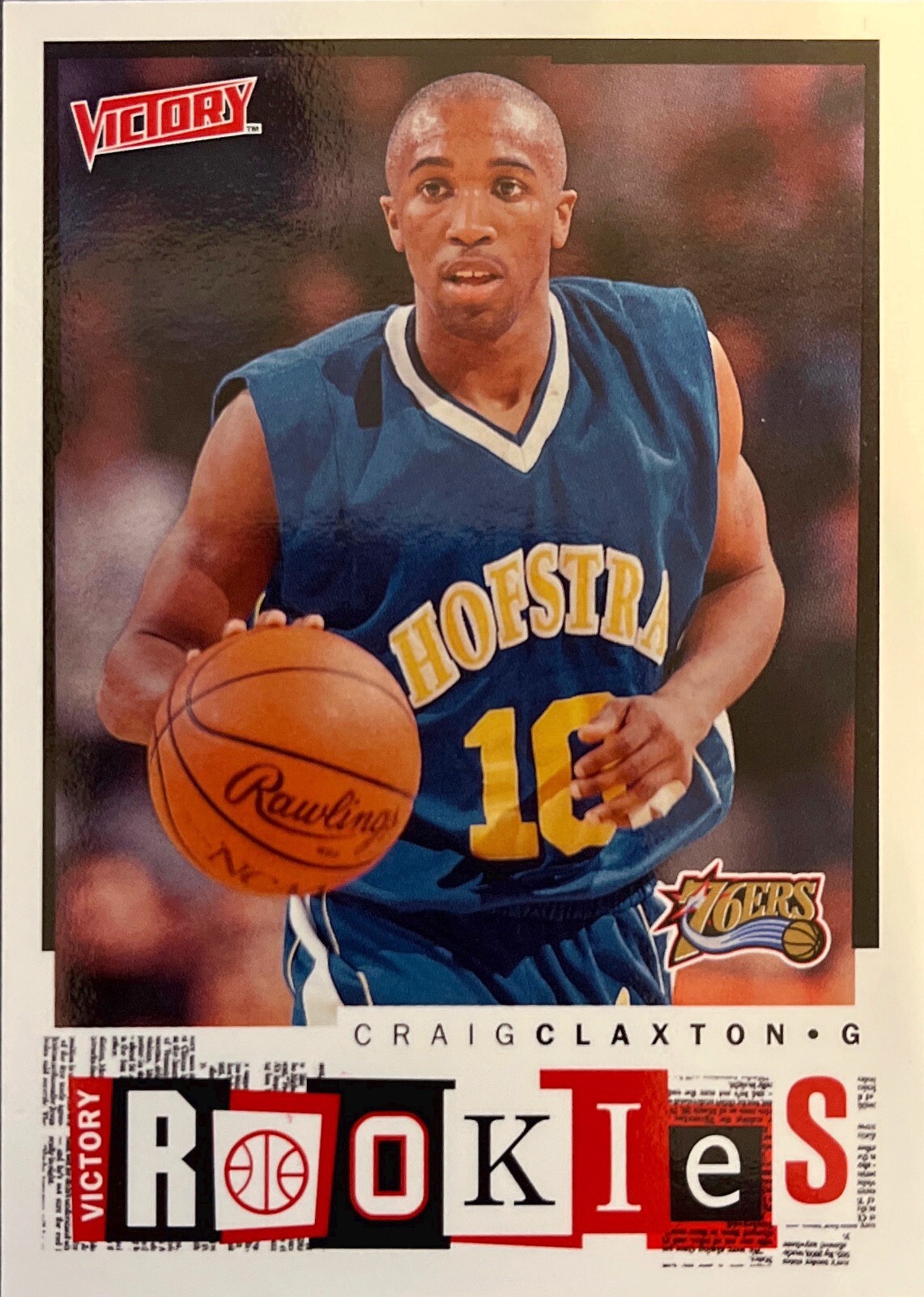 Craig "speedy" Claxton Victory 00-01 #279 Rookie Card Philadelphia ...