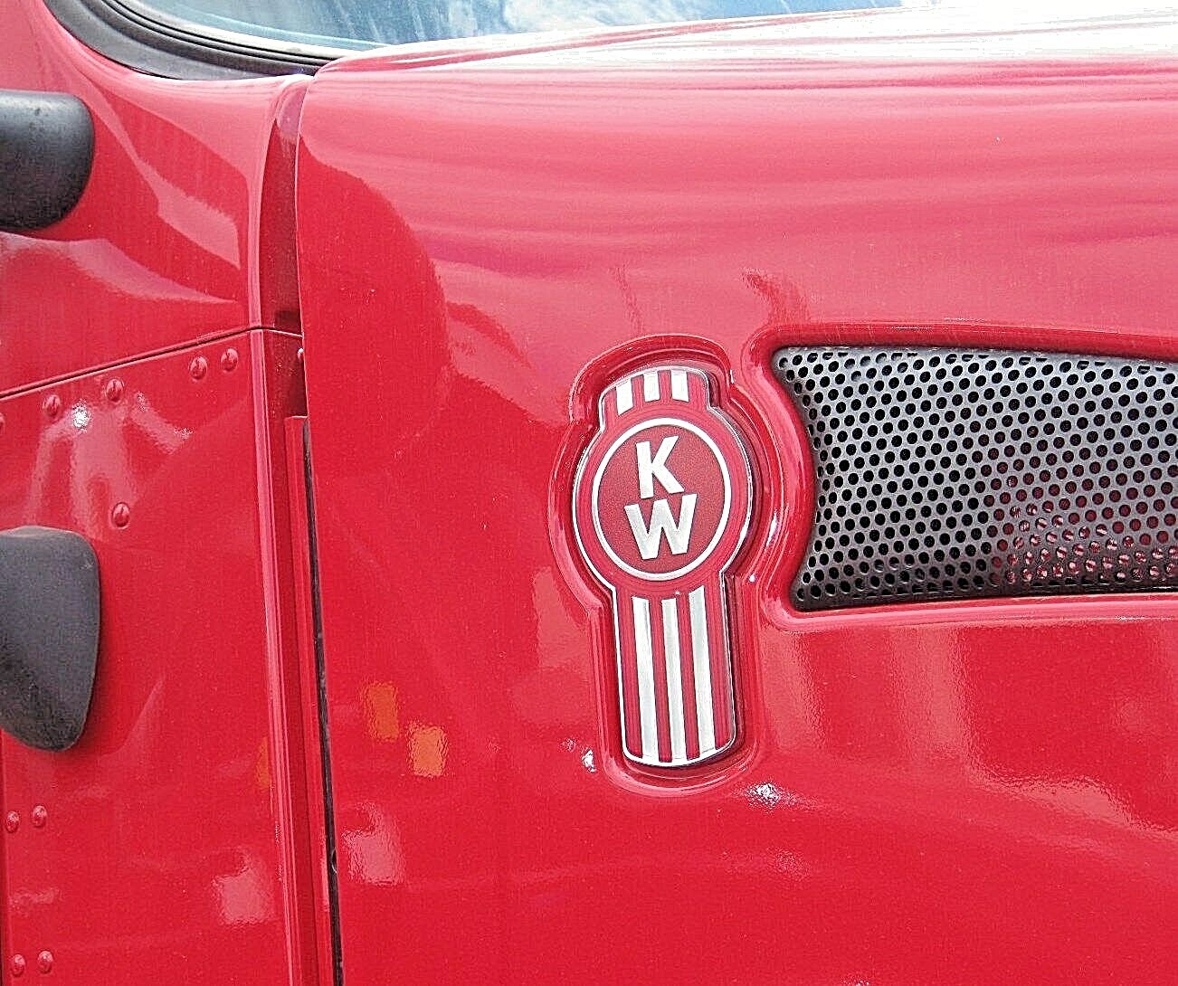 ~ BRAND NEW OEM KENWORTH BUG LOGO METAL HOOD EMBLEM FOR HOOD SIDE OR ...