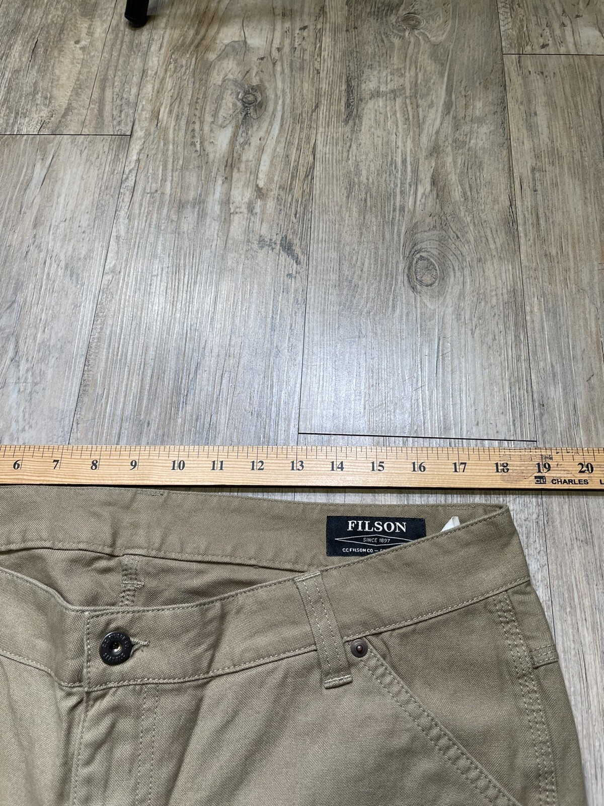 Filson Women’s Canvas Carpenter Double Knee Pants B8… - Gem