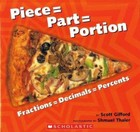 Piece Part Portion: Fractions Decimals Percents - Paperback - GOOD | eBay