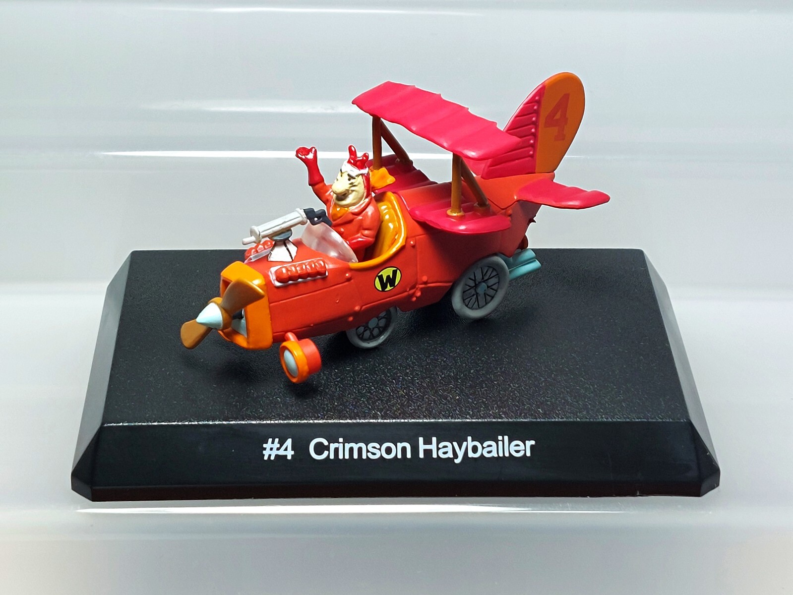 Wacky Races #4 Crimson Haybailer Vehicle Figure Konami Red Max Japan ...