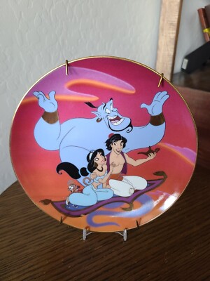 Aladdin Plate Magic Carpet Ride Limited Edition, 1993 decoration plate ...
