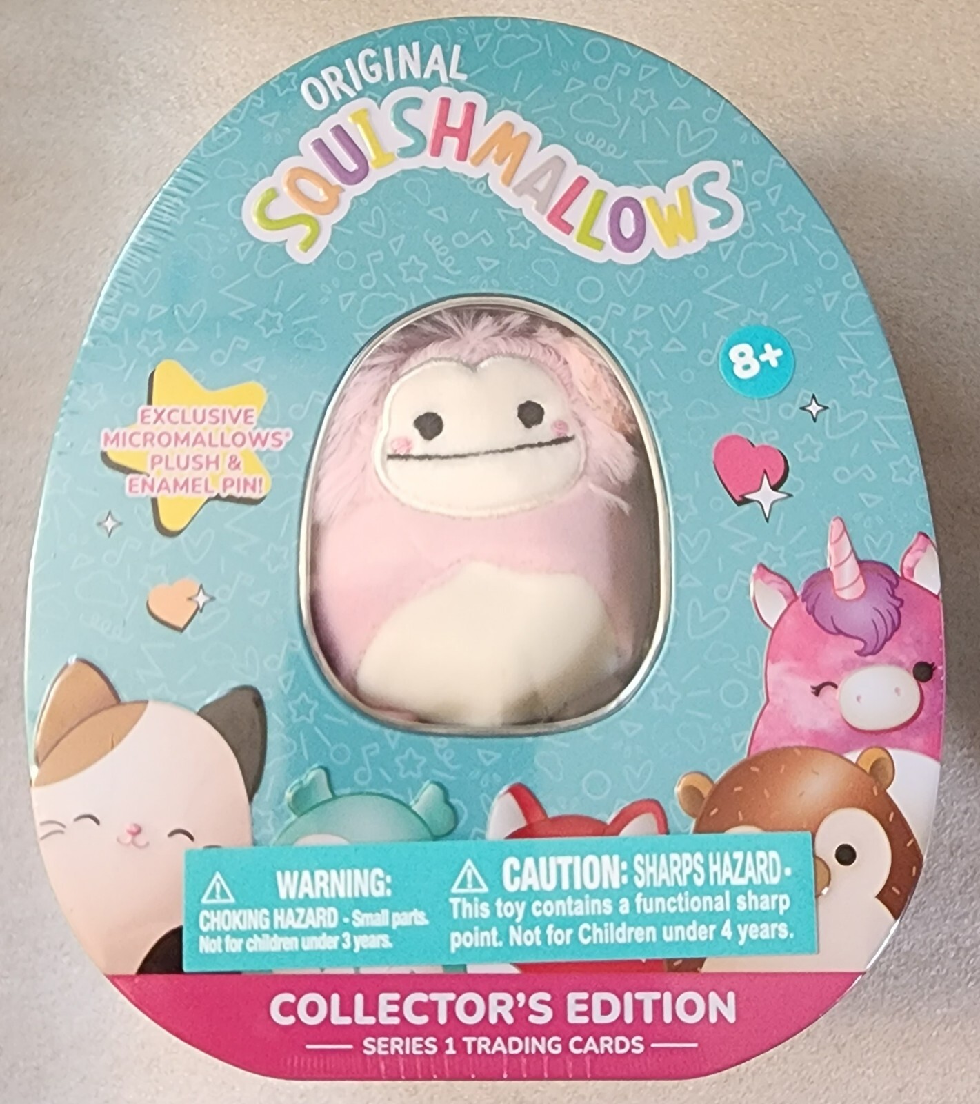 Squishmallows Micromallows Collector's Tin Series 1 Brina the Bigfoot ...