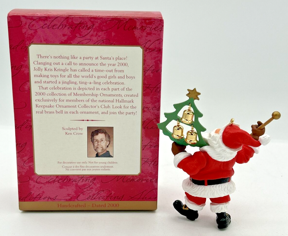 Hallmark Keepsake Jingle Bell Kringle Membership Club Ornament 2000 ...