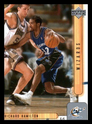 2001-02 Upper Deck #174 Richard Hamilton NBA Basketball Washington ...