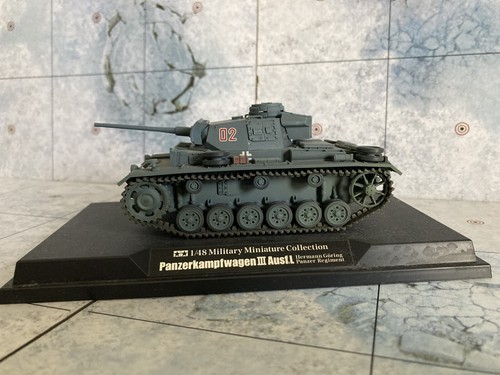 TAMIYA 1/48 PANZER III MASTERWORKS COLLECTION DIECAST TANK ...