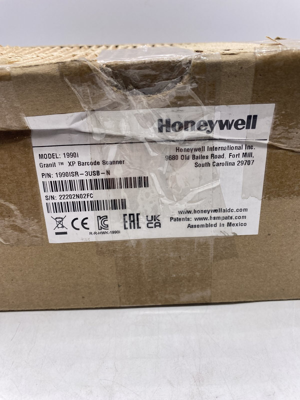 HONEYWELL 1990I 1990ISR-3-N GRANIT XP HANDHELD BARCODE SCANNER WITH ...