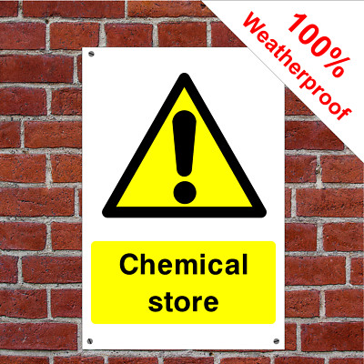 Chemical store sign farm Health and safety Notice various sizes ...