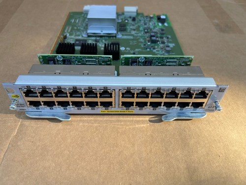 HPE/ARUBA 24-PORT POE+ 10/100/1000BASE-T MACSEC V3 ZL2 MODULE J9986A | eBay