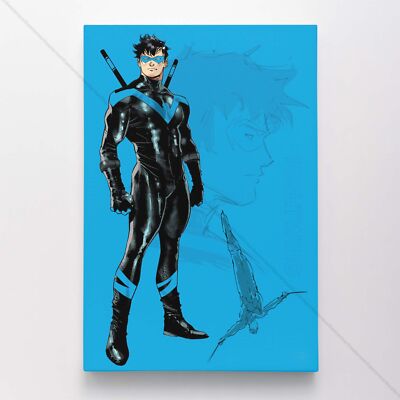 Nightwing Poster Canvas DC Comic Book Cover Art Print #13805 | eBay
