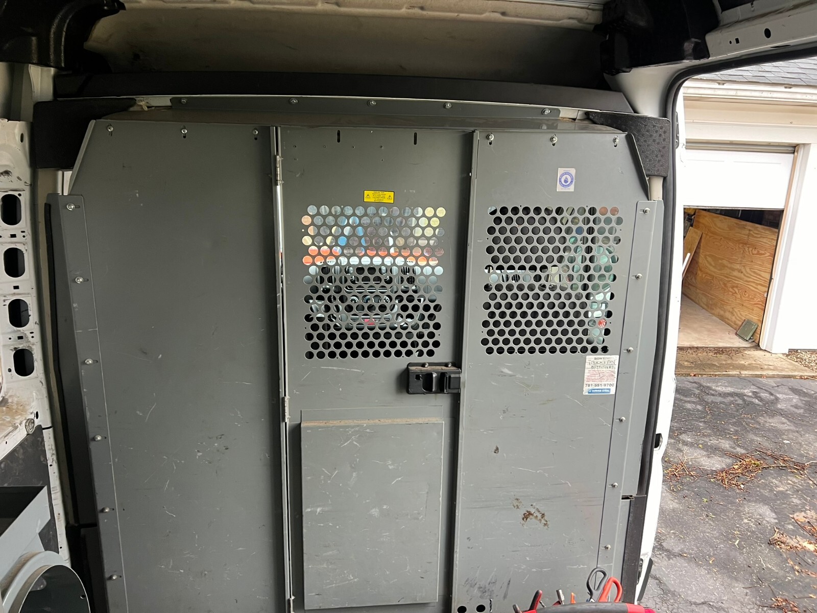 Adrian Steel Shelving, Divider & Refrigerant Tank Rack – Work Van ...