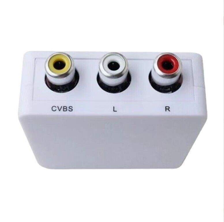 RCA to HDMI Converter Composite AV CVBS Video Adapter 720 1080p For Wii ...