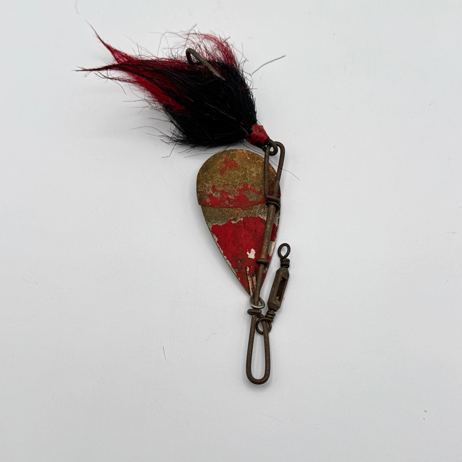 Vintage Wilson Metal Spinner Fishing Lure 6.5" Treble Musky Pike Made ...